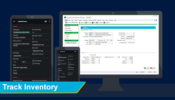 Code Finix - Point of Sale